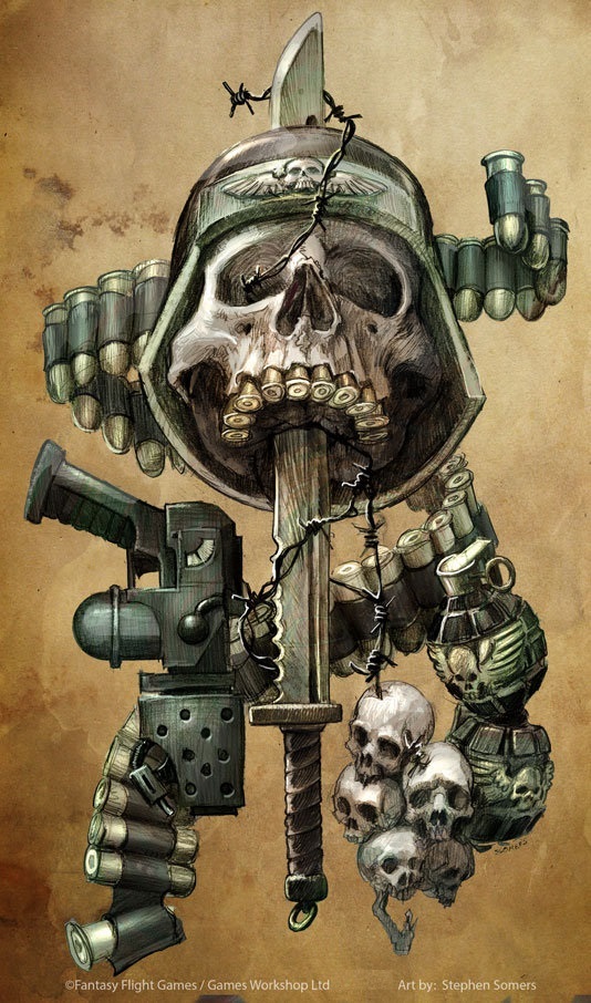 Skull And Crossed Rifles Infantry