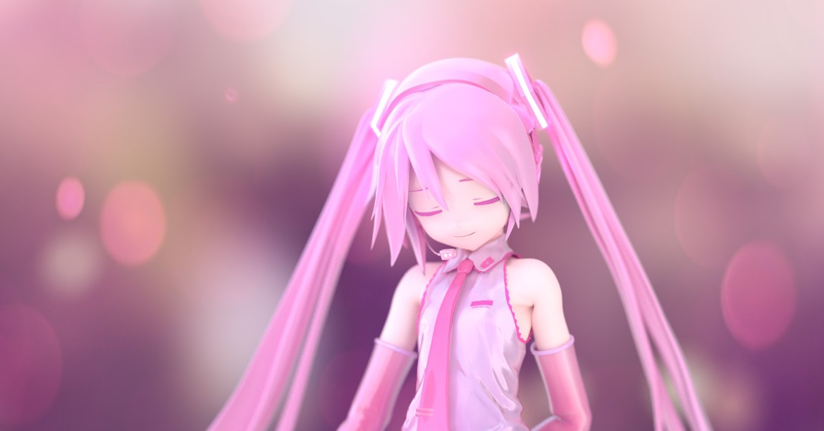 Hatsune Miku - Appearance Model - Render | Пикабу