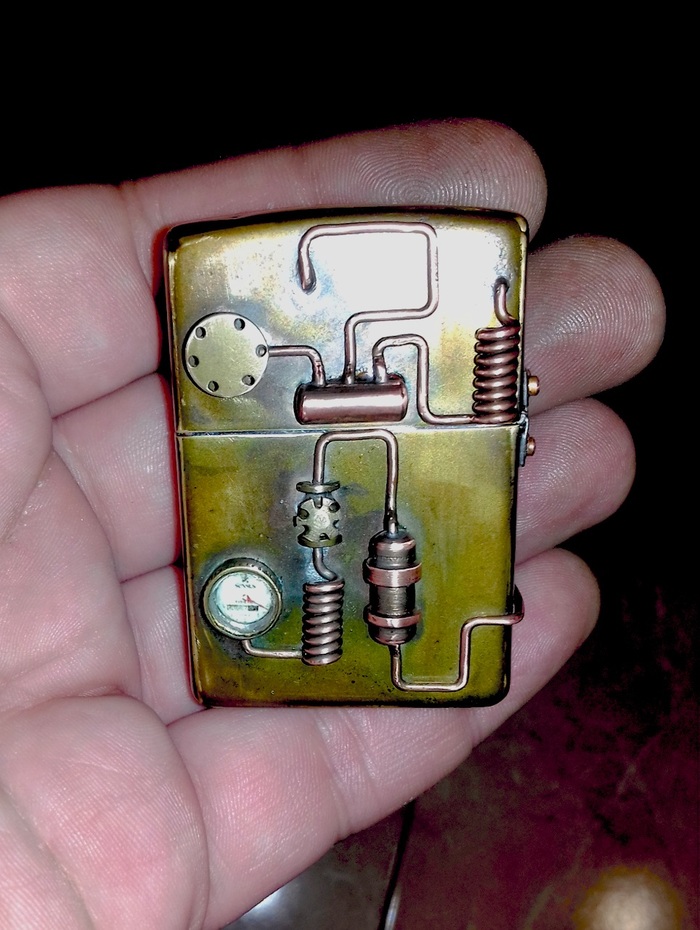 Моддинг зажигалки zippo | Пикабу