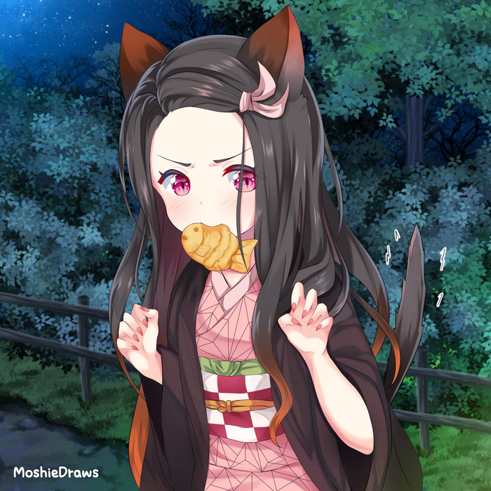 Neko-Nezuko | Пикабу