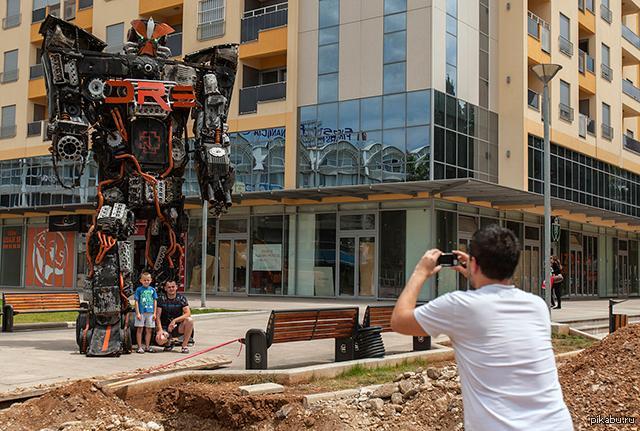 Tрансформеры из мусора | Пикабу