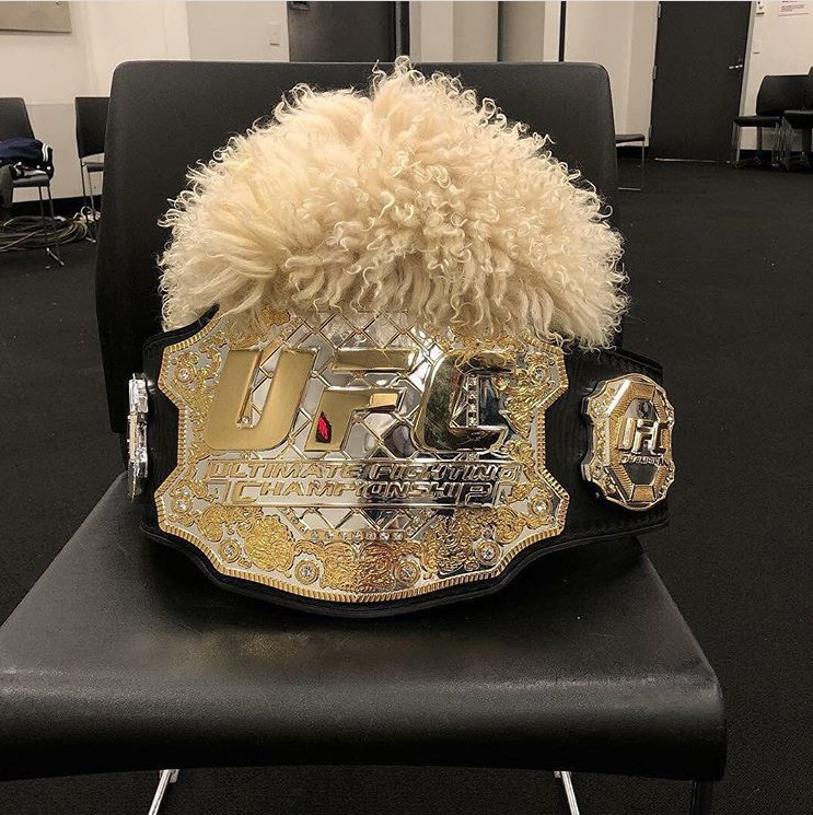 Пояс UFC едет в Россию | Пикабу