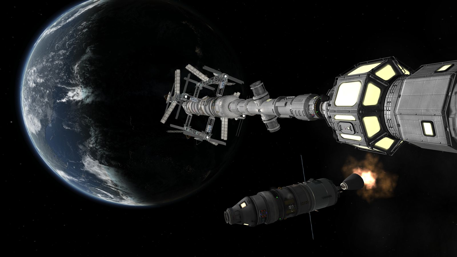 [KSP] Карьера с GPP, часть 5. Возвращение Гемеры домой. Опасность была ...