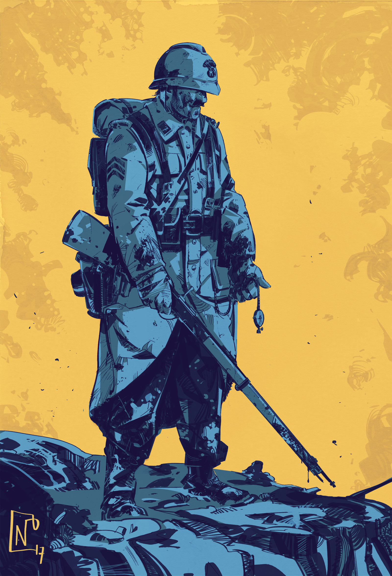 French soldier | Пикабу