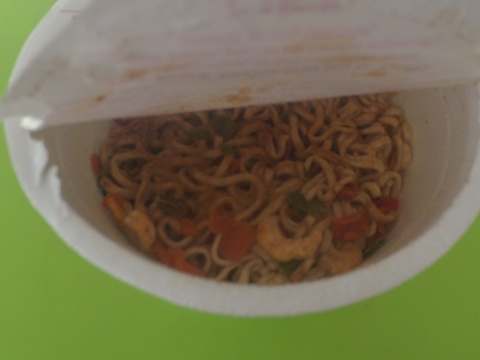 Nissin Cup Noodle с креветками | Пикабу