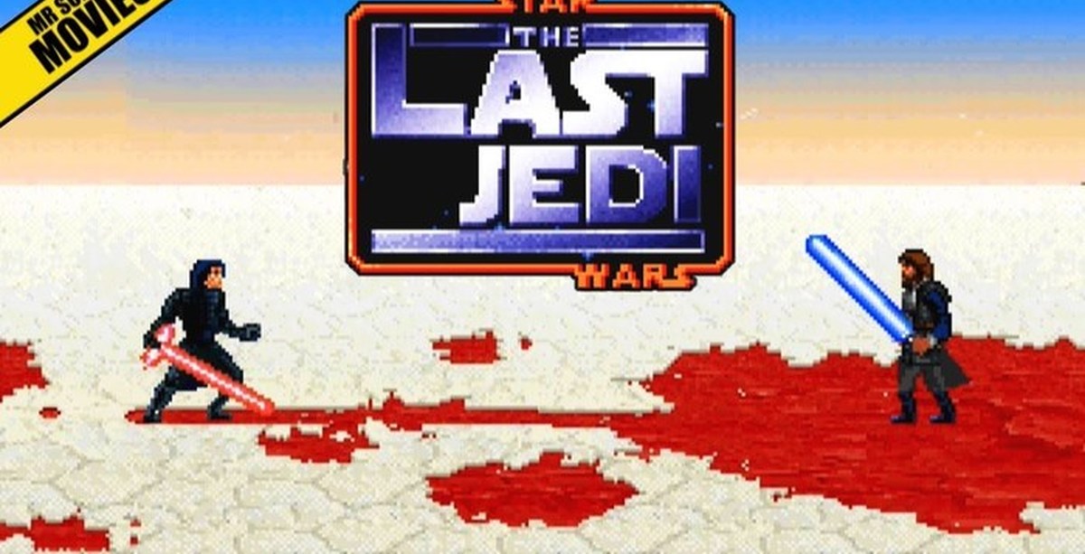 LUKE SKYWALKER vs. KYLO REN 16 Bit | Пикабу